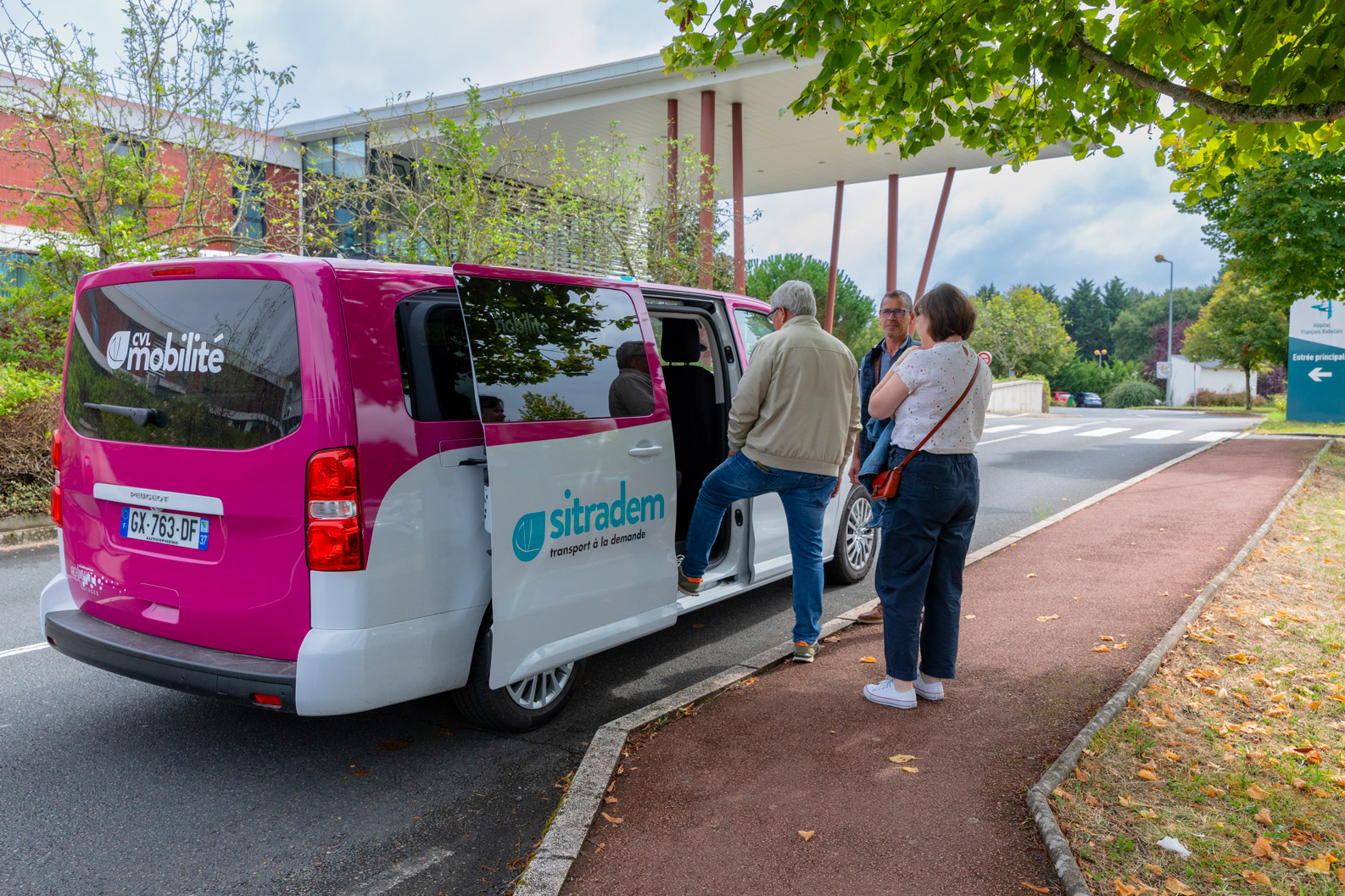Transport à la demande Sitradem – CVL Mobilité